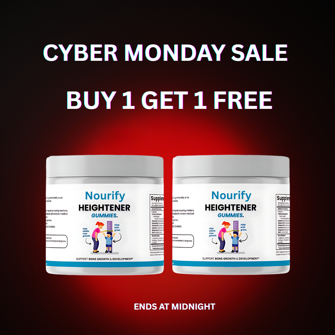 CYBER MONDAY BOGO - Heightener Gummies – Nourify